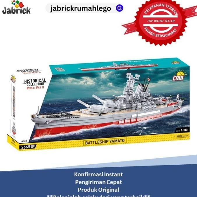 Jual COBI 4833 Battleship Yamato | Shopee Indonesia