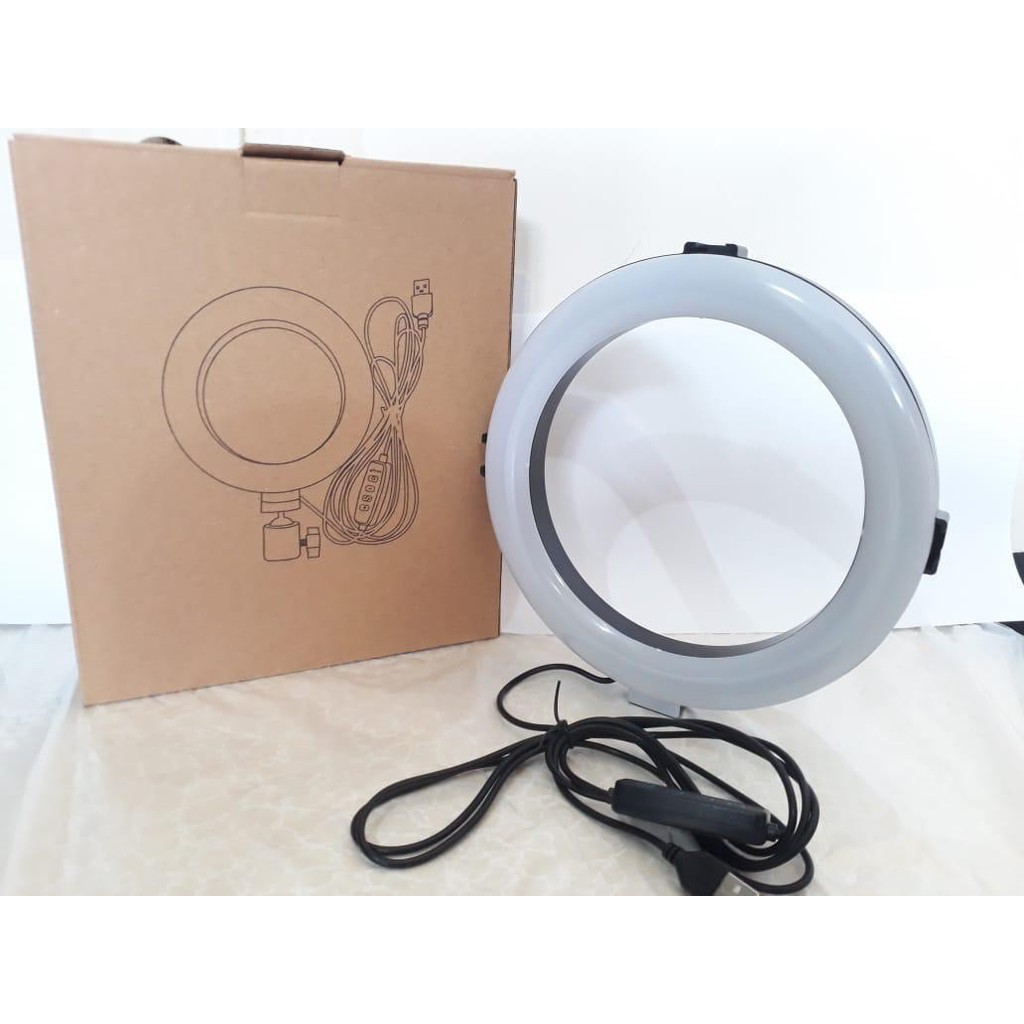 Jual LAMPU LIVE / LAMPU RING LIGHT LED 20CM RINGLIGHT SELFIE 3 MODE ...
