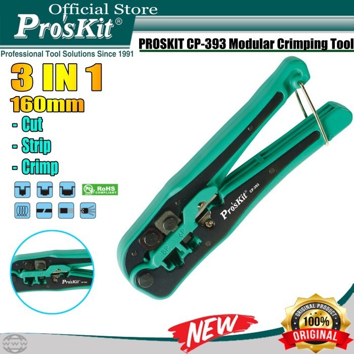 Jual Produk Tang Crimping PRO'SKIT CP-393 Pro-Crimper Modular Tool ...