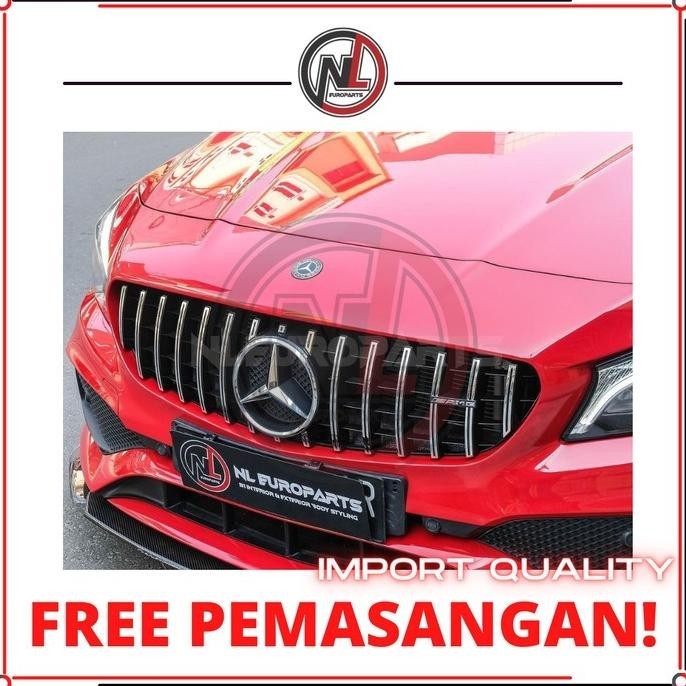 Jual Grill Gt Silver Mercedes Benz Mercy Cla W117 2013 - 2019 Gt Grill ...