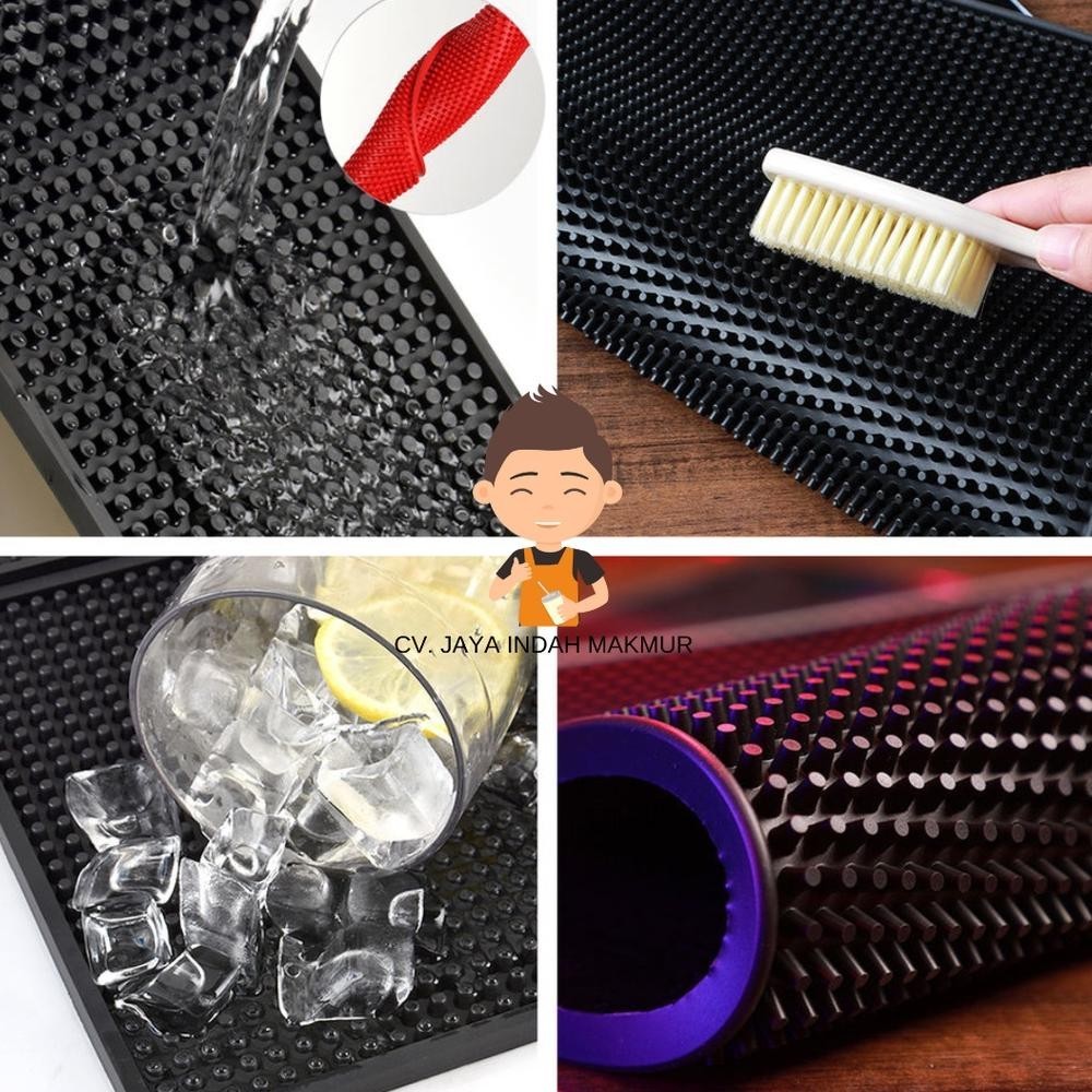 Jual VIRAL Bar MAT Bartender Rubber Anti Slip / Tatakan Gelas Piring ...