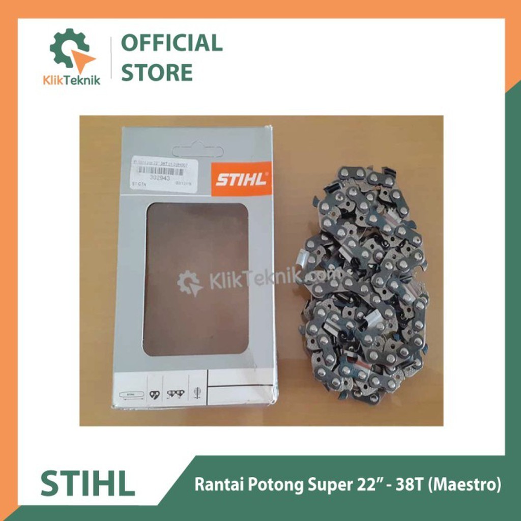 Jual STIHL Rantai potong 22" 38T (1,3mm) (Maestro) | Shopee Indonesia