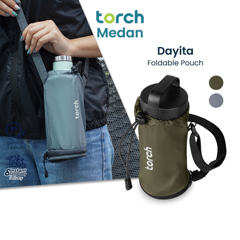 Jual TORCH Dayita Foldable Pack Sling Bag Mini Tas Serut Pouch | Shopee ...