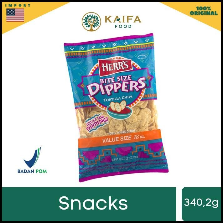 Jual Herr'S Bite Size Dippers Tortilla Chips 340Gr | Shopee Indonesia