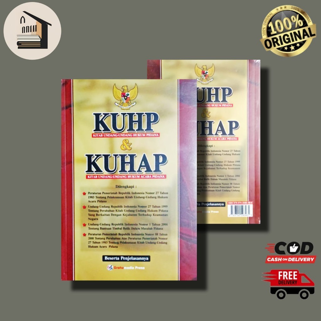 Jual Buku KUHP & KUHAP Beserta Penjelasannya - Grahamedia Press | Shopee Indonesia