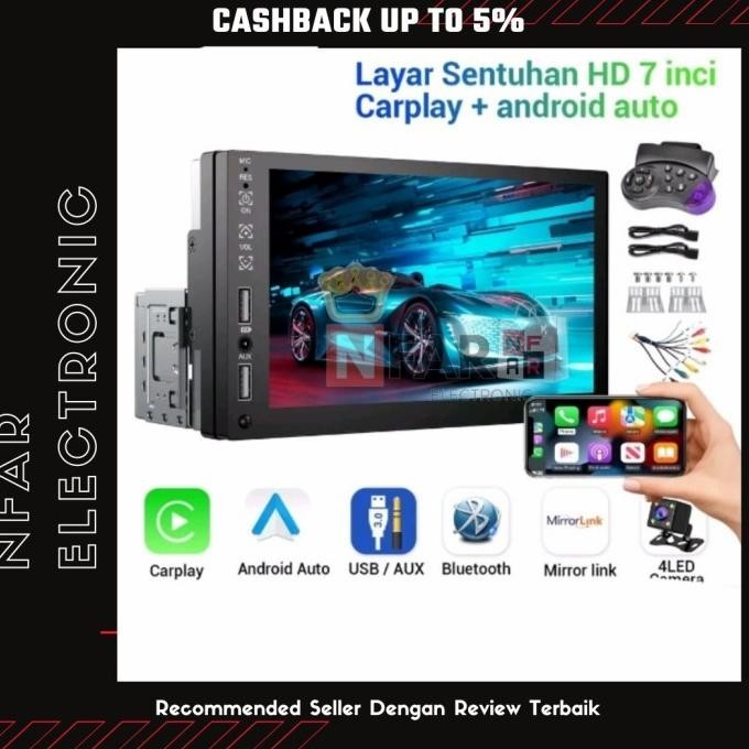 Jual HEADUNIT BLUETOOTH SINGLE DIN ANDROID HEAD UNIT RADIO CAR ...