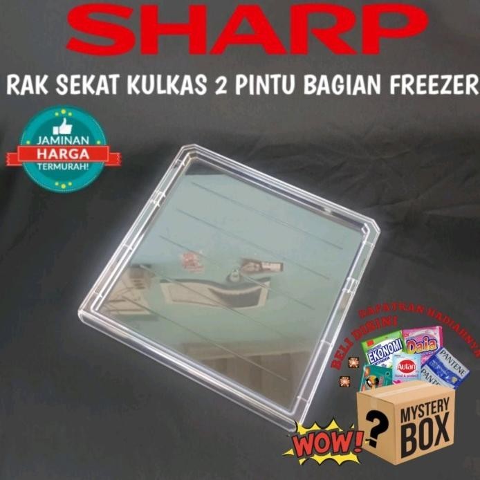 Jual RAK SEKAT RAK TATAKAN KULKAS SHARP 2 PINTU BAGIAN FREEZER ORIGINAL ...