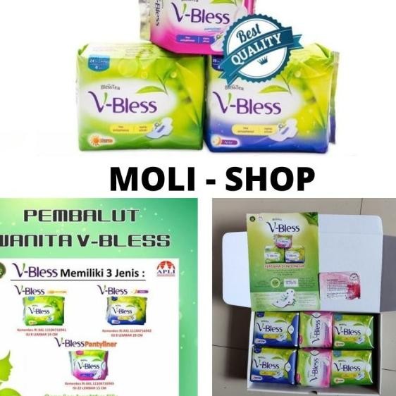 Jual V-Bless Pembalut Pantyliner, Day, Nite Blesstea Pembalut, Softex ...