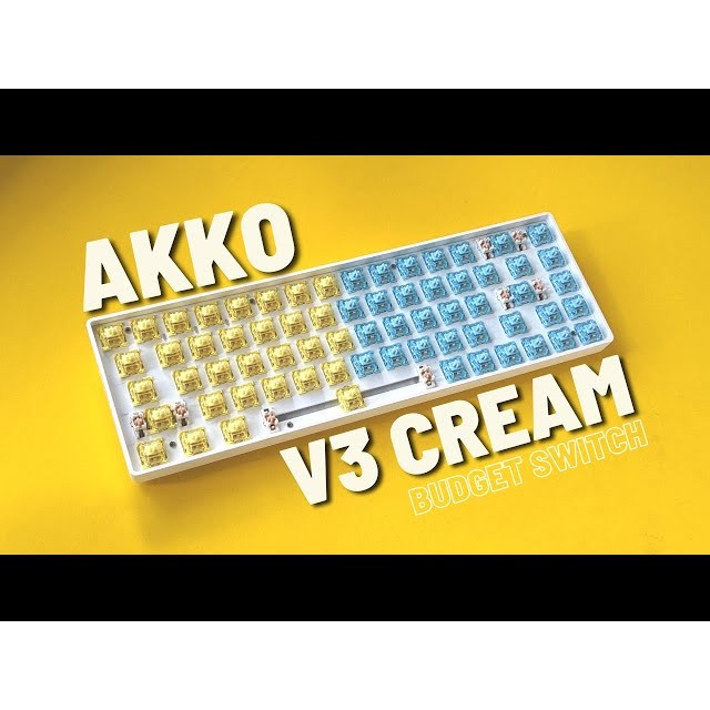 Jual Akko V3 Cream Yellow / Blue Pro Mechanical Switch For Gaming ...