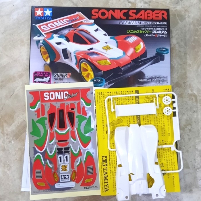 Jual Body Sonic Saber Premium + Decal + Dus Manual Book Ori Tamiya ...