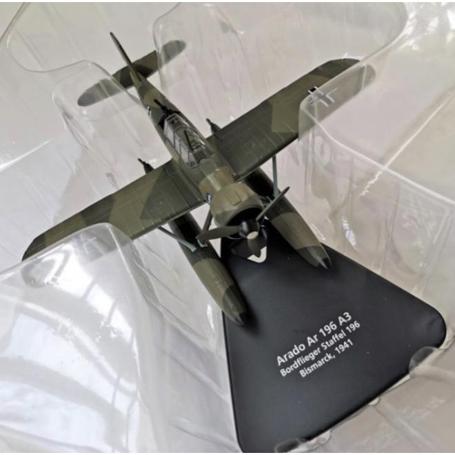 Jual Diecast Pesawat Tempur Arado Ar196, 1941 Scale 1/72 By Atlas ...