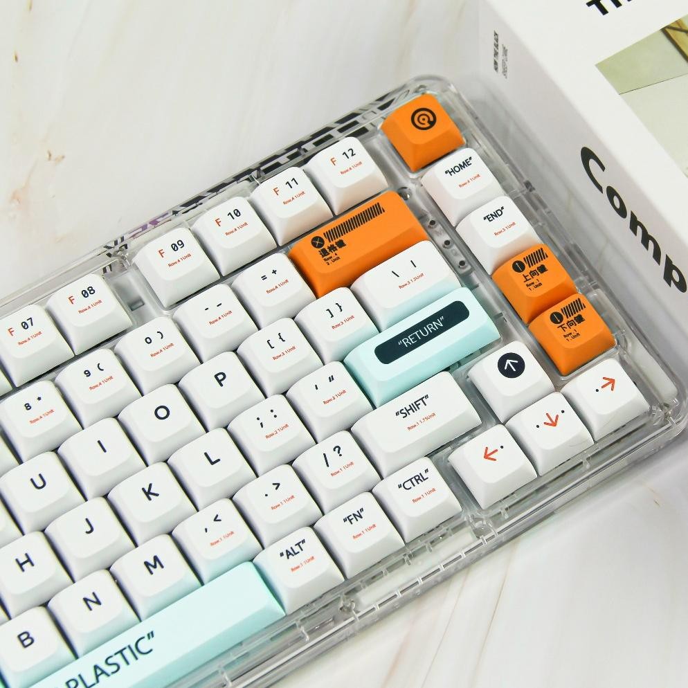 Jual ukd- ZIFRIEND Plastic English 128 Key XDA Profile PBT Keycaps Set Mechanical Keyboard ...