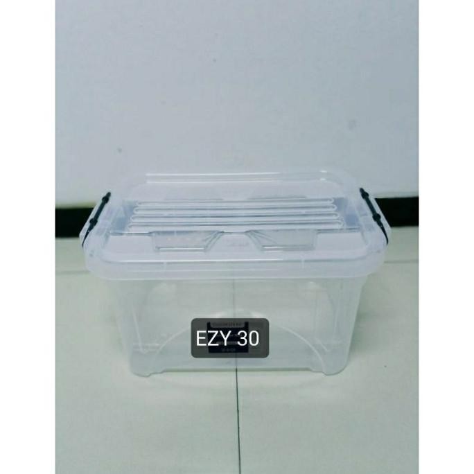 Jual Container Box 30 Liter Ezy Bening Transparan Kotak Kontainer ...