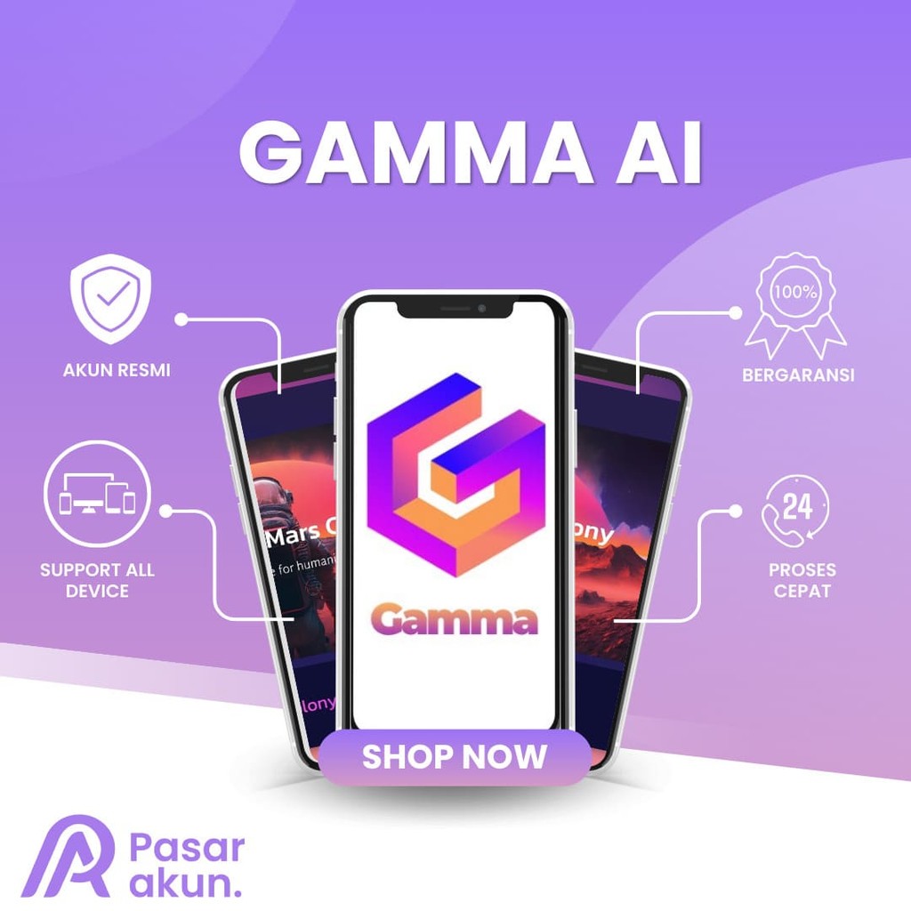 Jual Gamma Ai Presentation Premium Unlimited 1 Tahun | Shopee Indonesia