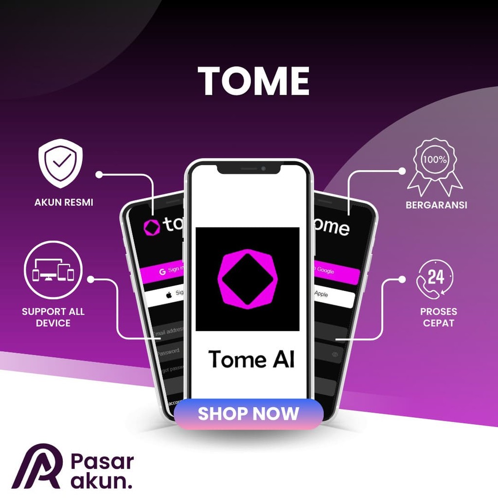 Jual Tome.app Premium 1 Tahun Untuk Semua Device Garansi Full (Buka 24 ...