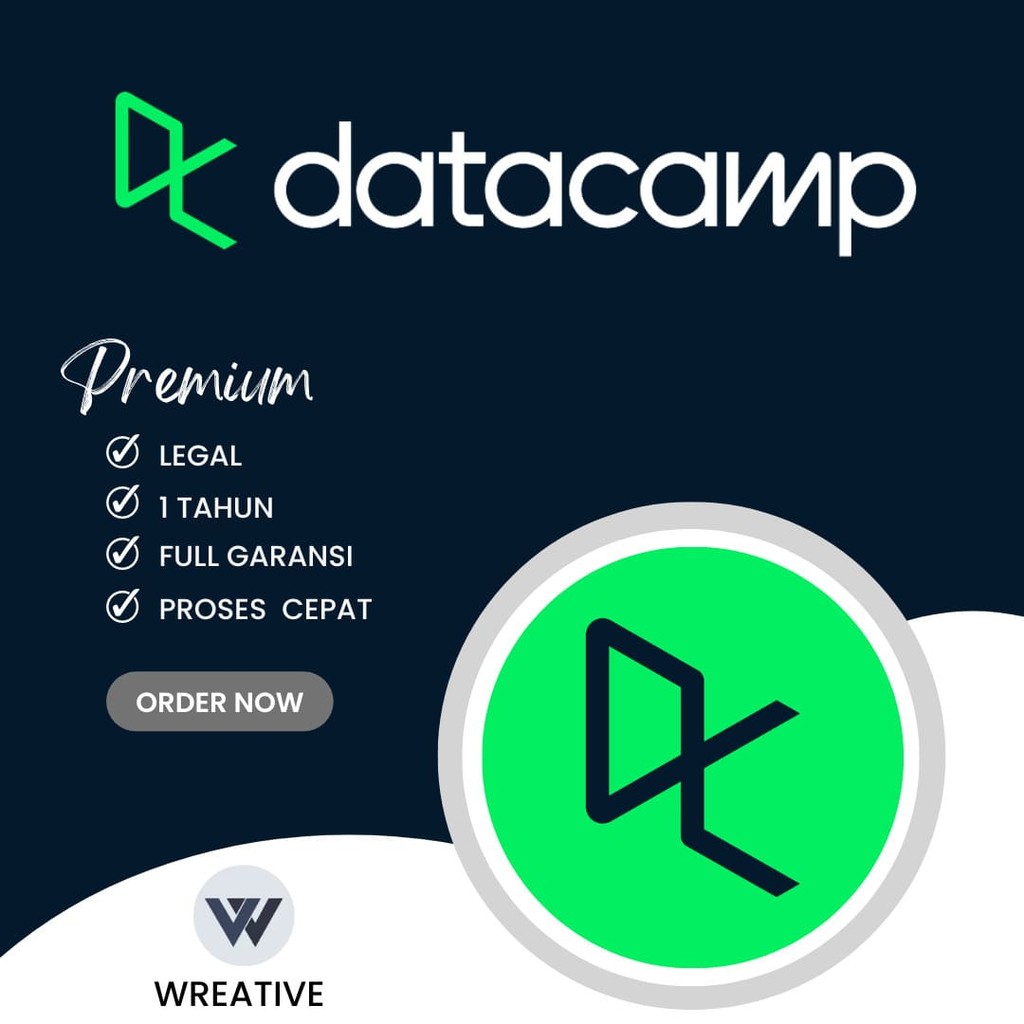 Jual Datacamp Full Access Premium 1 Tahun Pro Plus Bergaransi Vip Bebas Iklan No Ads Anti Hold ...