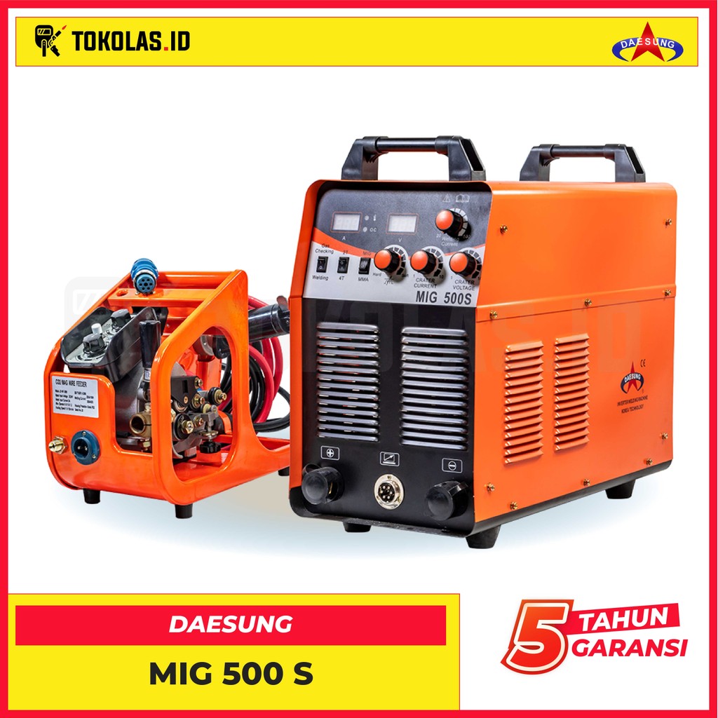 Jual Mesin Travo Trafo Las CO2 Inverter Welding Daesung MIG 500 S IGBT ...