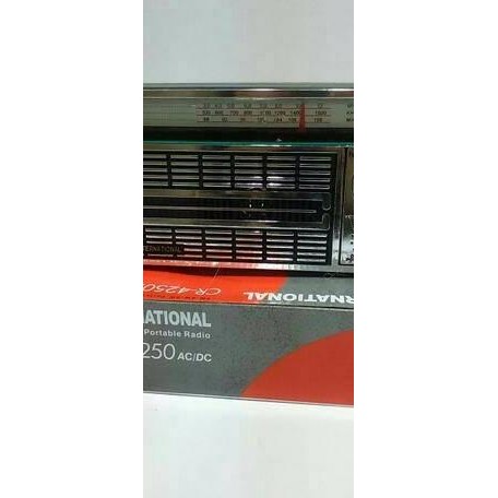 Jual Radio Jadul International Ac/Dc Cr-4250 / Radio Jadul Fm Am Sw ...