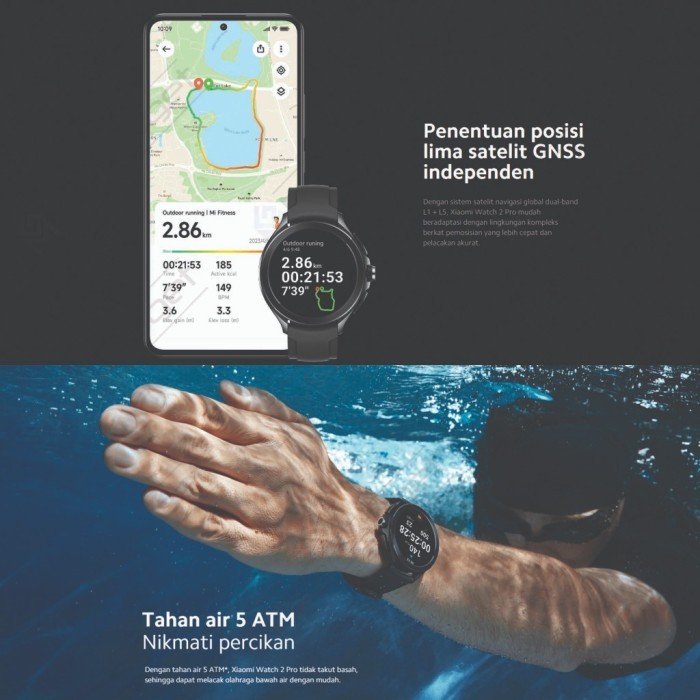 Jual Xiaomi Mi Watch 2 Pro Smartwatch Snapdragon W5+ Gen1 - Garansi ...