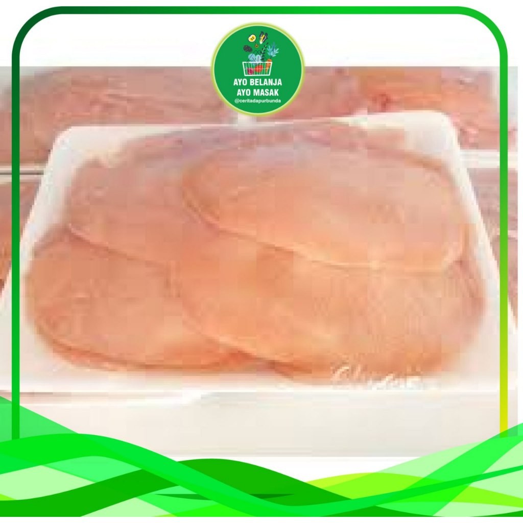 Jual Daging Ayam Slice Frozen / 250gr ( non kulit & tulang ) | Shopee ...