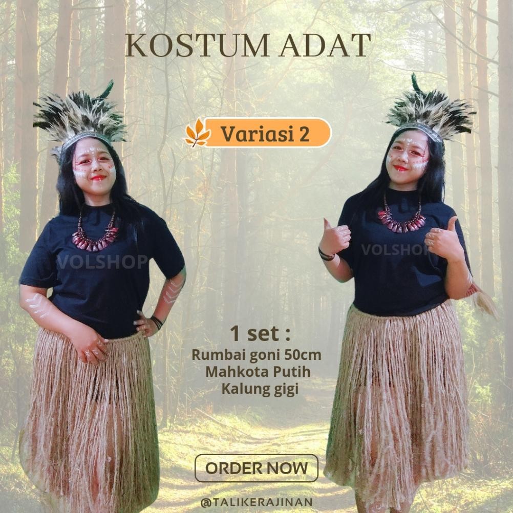 Jual Promo Kostum Dewasa Wanita Adat Papua Traditional Indonesia ...