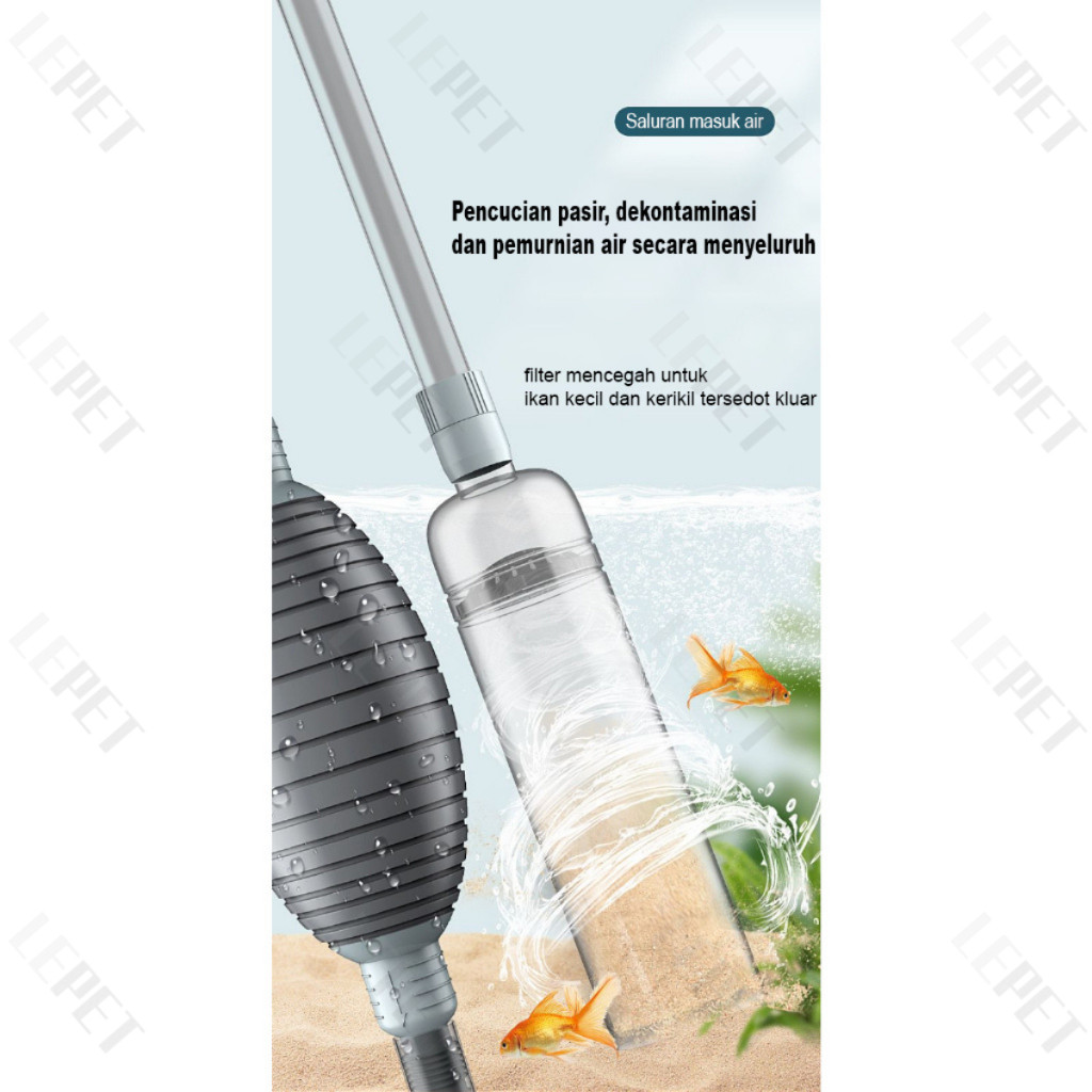 Jual Lepet Alat Pembersih/Pompa Penyedot Vakum Tangki Ikan Bersih ...