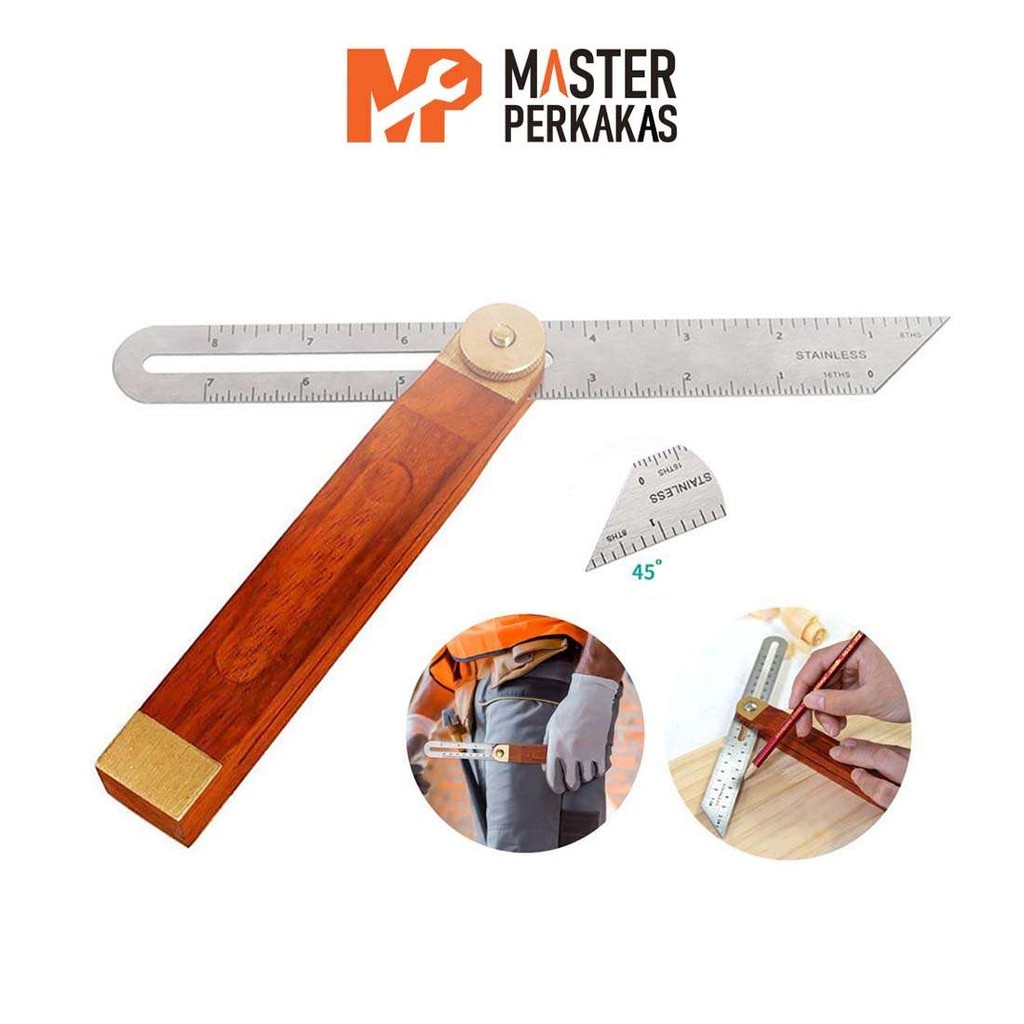 Jual Vintage Sliding T Bevel Square 20cm 7inch AG99 MP / Penggaris ...