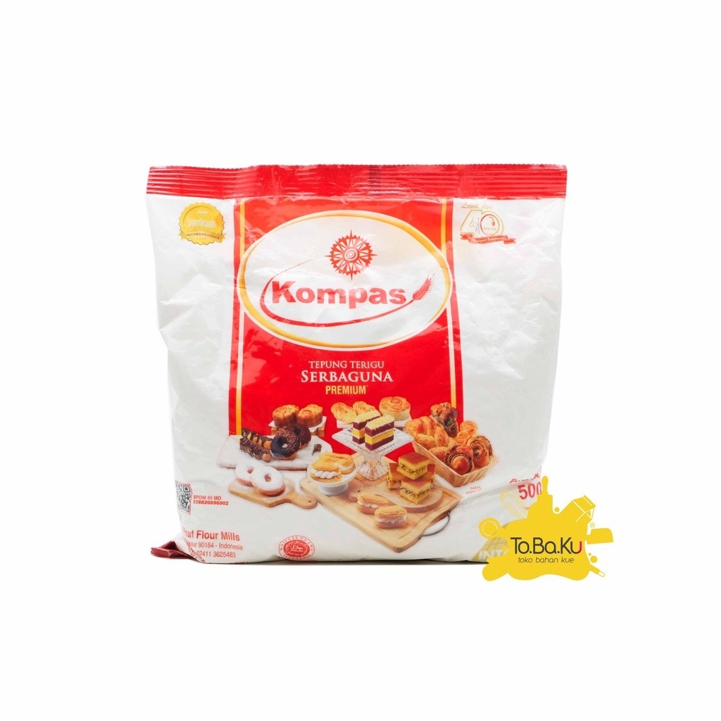 Jual Tepung Terigu Kompas 500gr | Shopee Indonesia