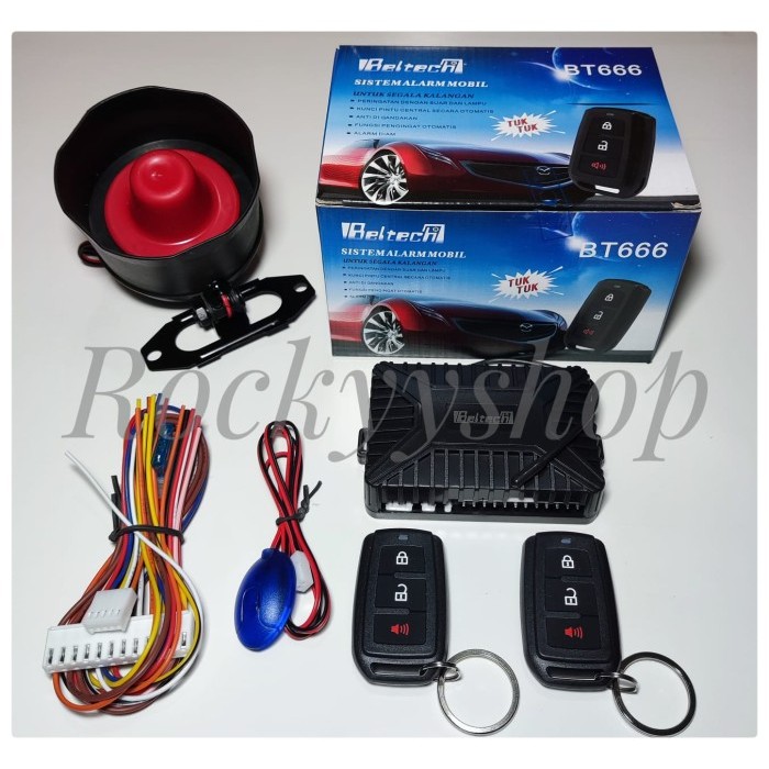 Jual Paket Alarm Mobil Dan 5 Central Lock + Switch | Shopee Indonesia