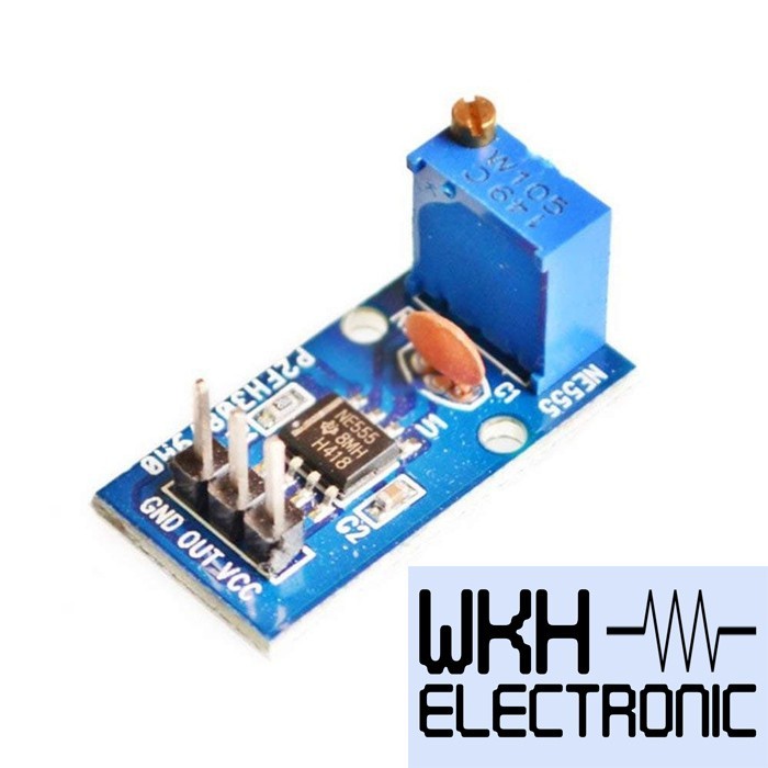 Jual (WKH) NE555 555 ADJUSTABLE FREKUENSI PULSE GENERATOR MODUL PWM ...