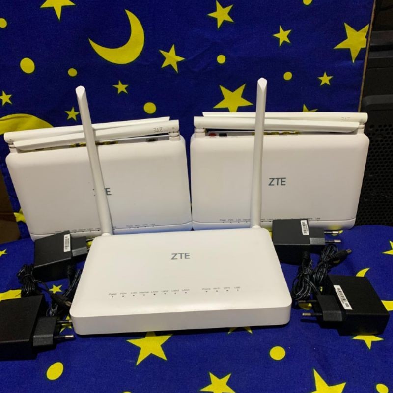 Jual ZTE ZXHN F670L V9 V3 V2 V1 F609 GPON ONT Wifi Router & Adaptor ...