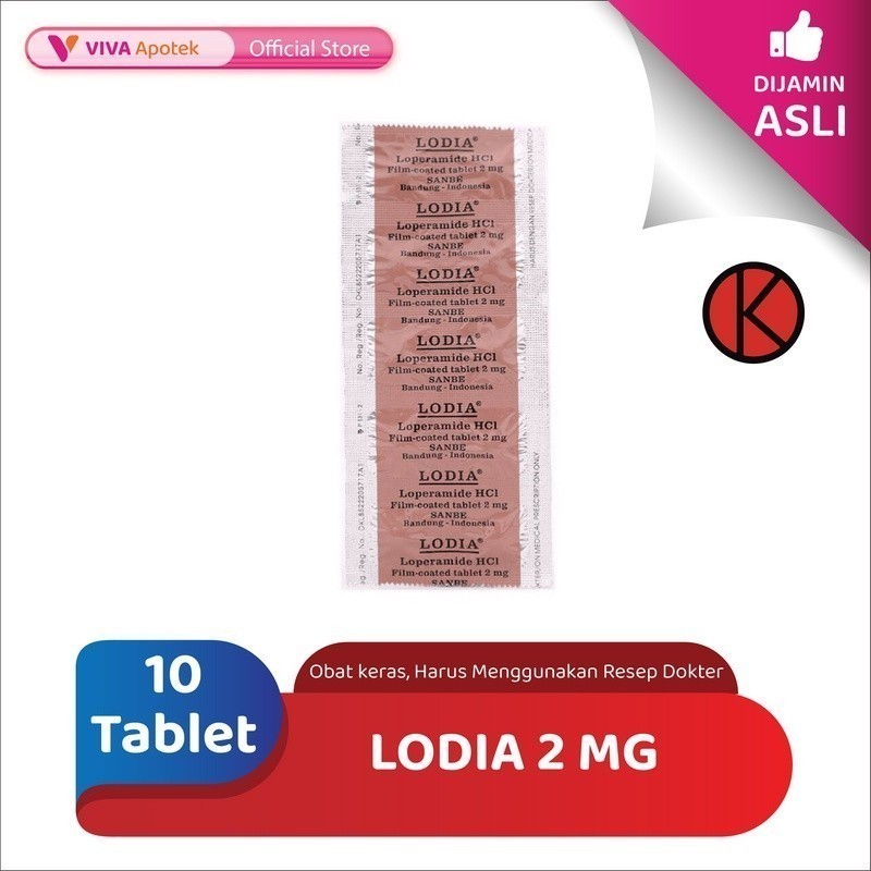 Jual Lodia 2 mg / Loperamide / Diare (10 Tablet) | Shopee Indonesia