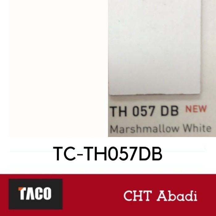 Jual TACO HPL Marshmallow White TH 057 DB (HARGA BELUM TERMASUK ONGKIR ...