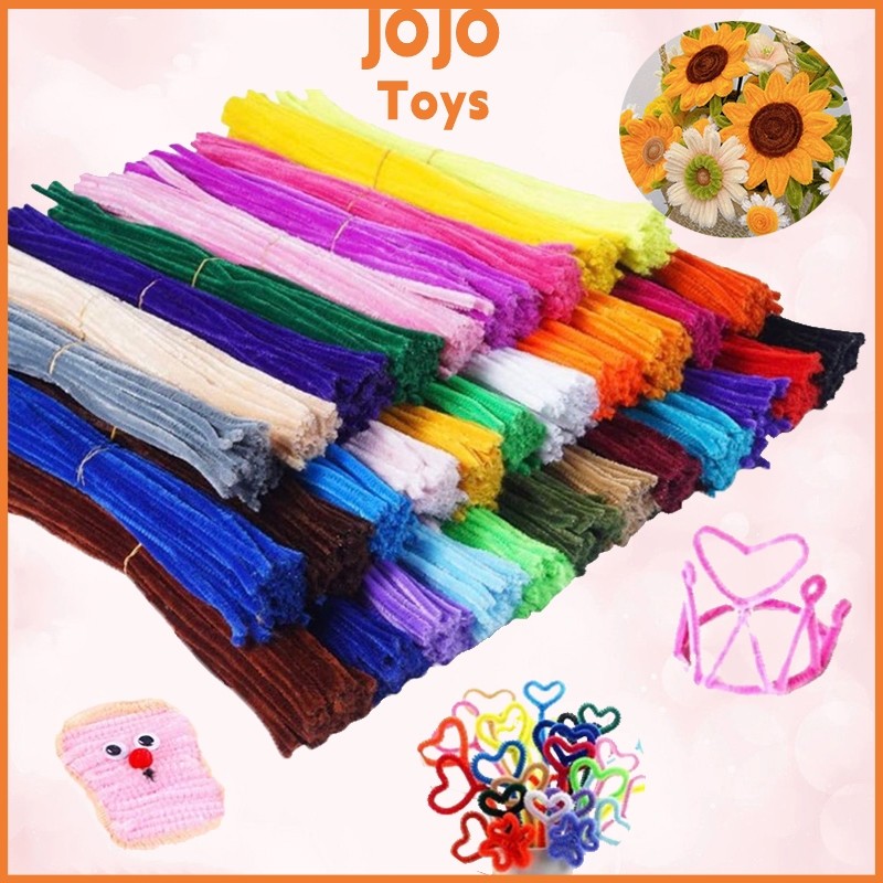 Jual JOJO Kawat Bulu Mercy / Pipe Cleaner / Bahan Kerajinan Tangan ...