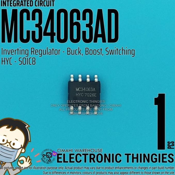 Jual Baru (20) MC34063AD SOIC8 HYC MC34063A MC34063 34063 IC BUCK BOOST INVERTER thingie43 Ayo ...