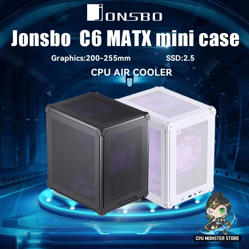 Jual Jonsbo C6 MATX Mini ITX Case untuk PC Tipe-C ATX Power Supply ITX ...