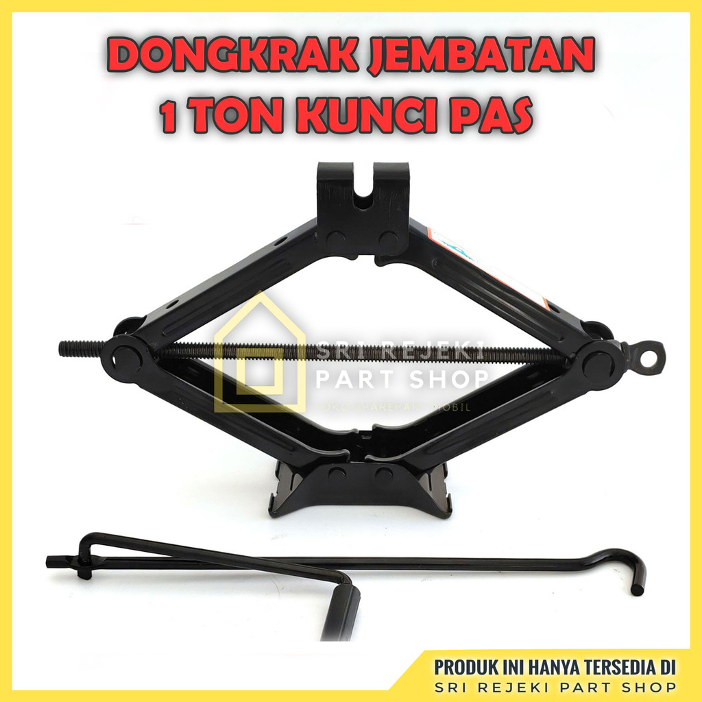 Jual Dongkrak Jembatan Ulir 1 Ton Kunci Pas Dongkrak Ban Mobil Truk ...