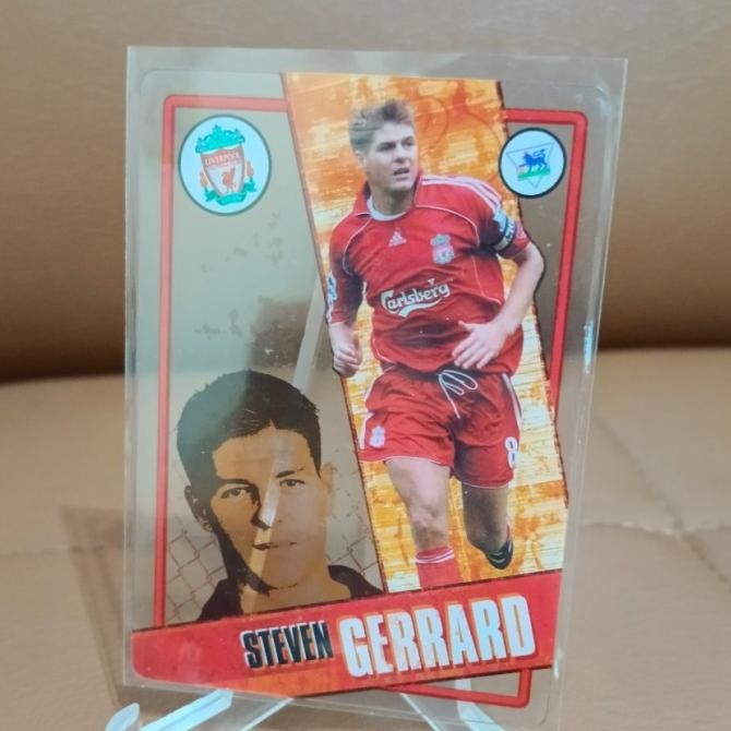 Jual KARTU BOLA SOCCER CARDS STEVEN GERRARD LIVERPOOL TOPPS 2006 2007 ...