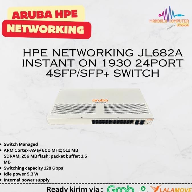 Jual ARUBA HPE Networking JL682A Instant On 1930 24Port Gigabit 4Port ...