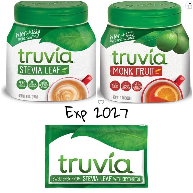 Jual Truvia Calorie-Free Sweetener Stevia Monk Fruit Spoonable Jar ...