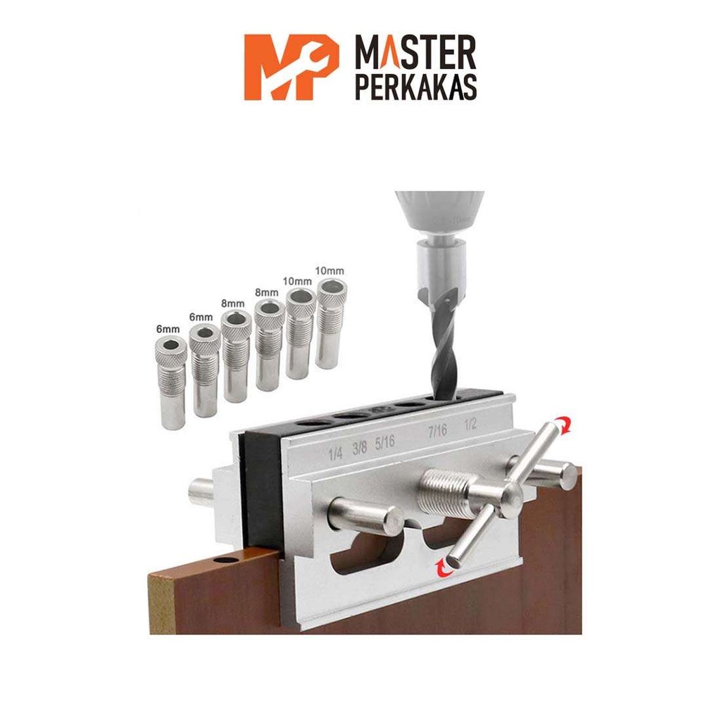 Jual Woodworking Dowel Jig MP / Doweling Alat Bantu Bor / Locator ...