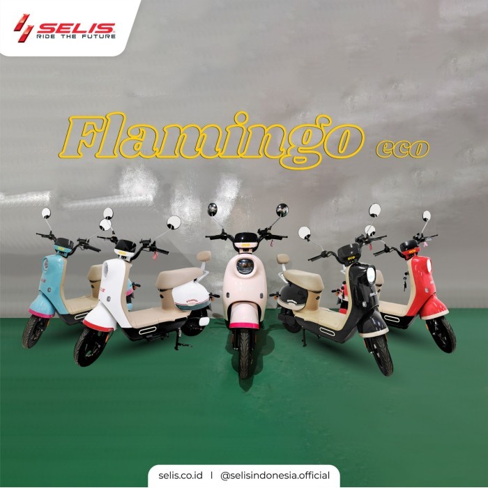 Jual Sepeda Listrik Selis type Flamingo Eco | Shopee Indonesia