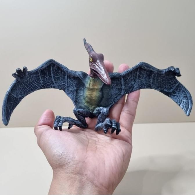 Jual Figure pteranodon Black Pterodactyl hewan dinosaurus purba PVC ...