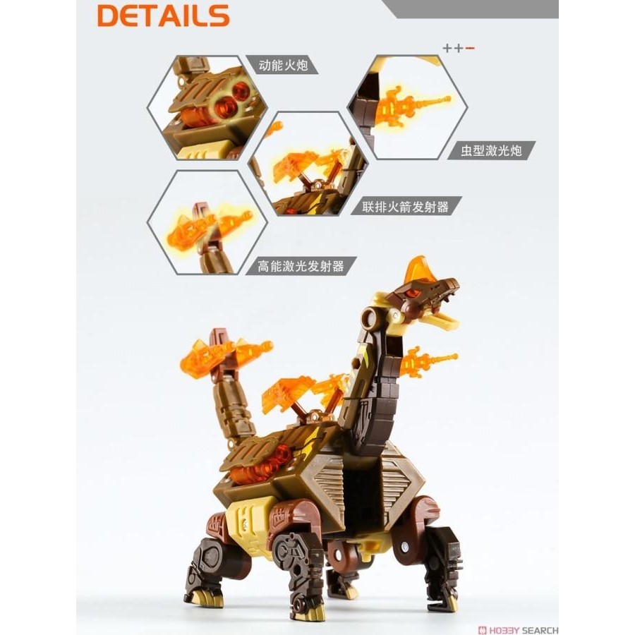 Jual 52toys Beastbox BB-22TH ThunderHoof action Figure Dinosaurus Beast ...