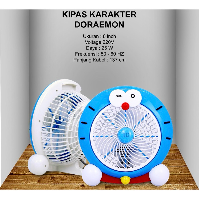 Jual Kipas Angin Karakter 10INCH / Kipas Meja Listrik Table Fan ...