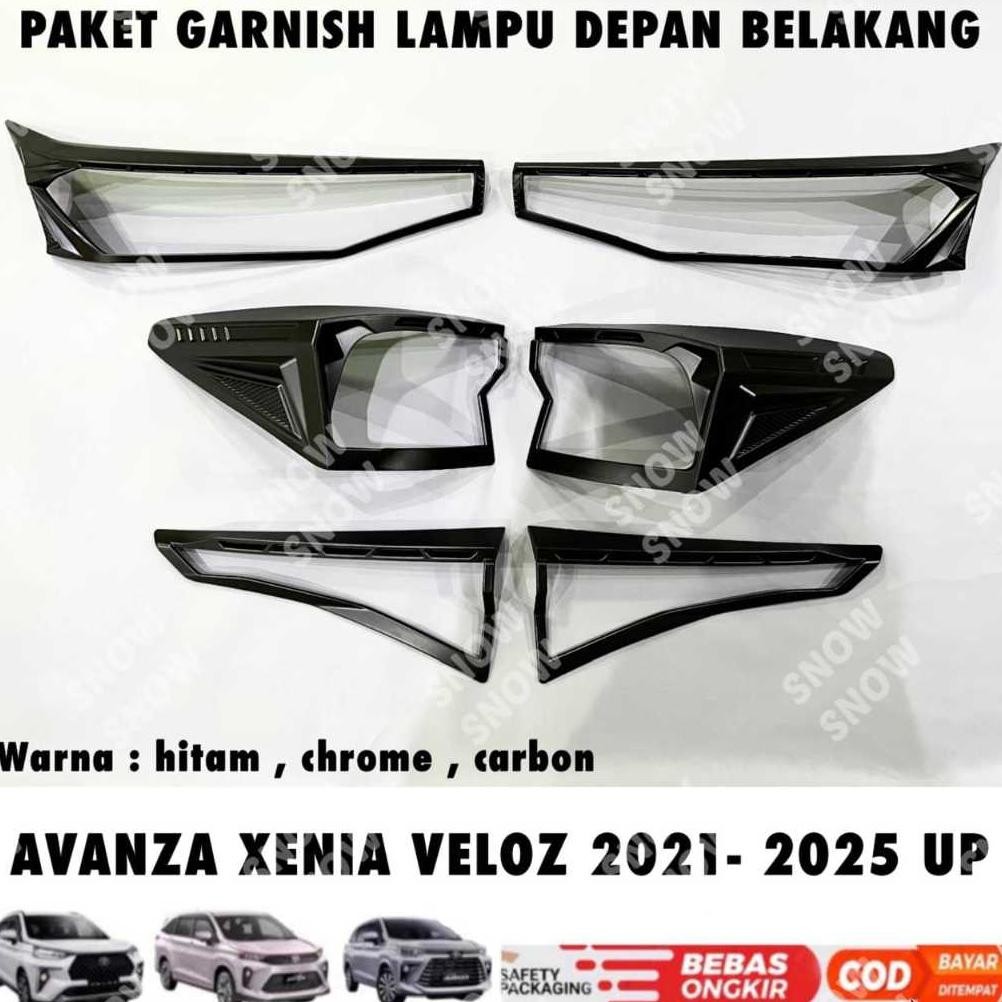 Jual Gratis Ongkir Paket Garnish Lampu Depan Belakang All New Avanza Xenia 2022 2023 2024 2025 ...
