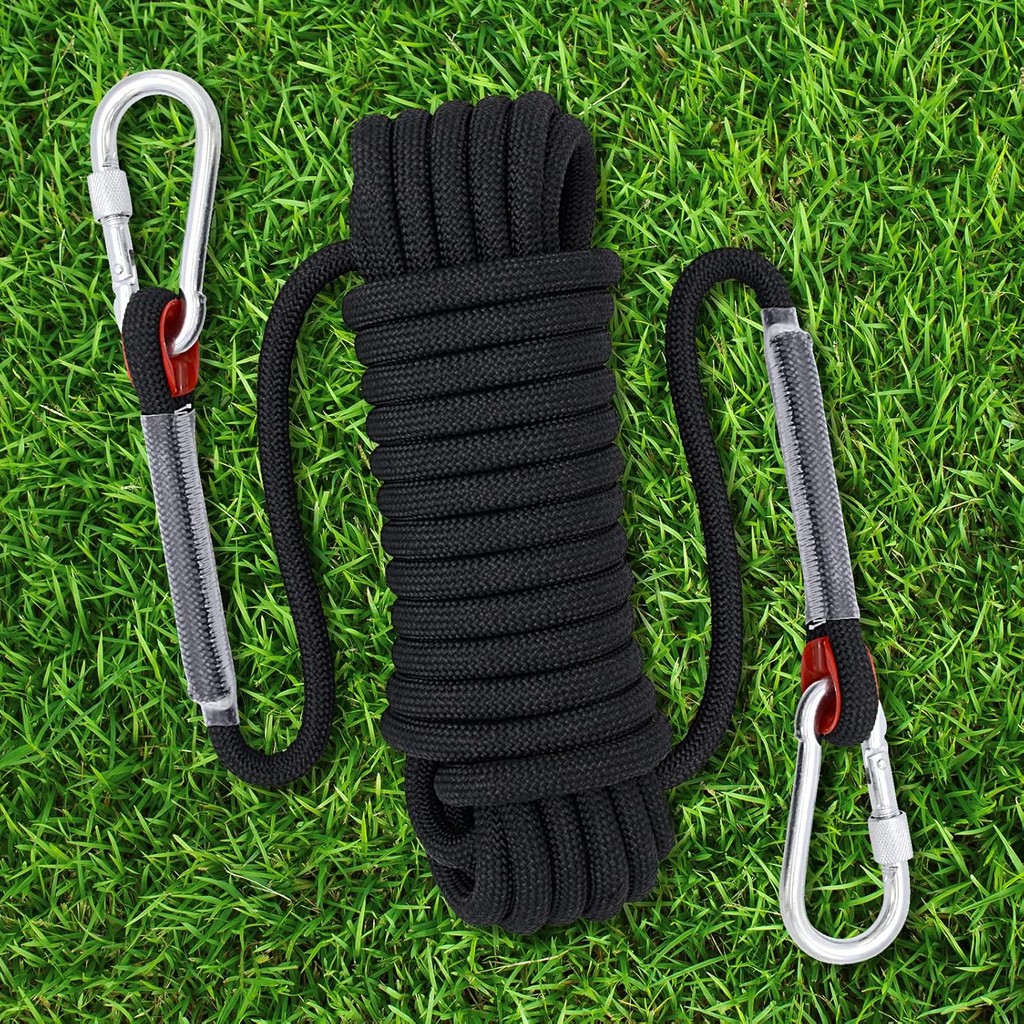 Jual Tali Paracord Panjat Tebing Climbing Rope Steel Buckle 10mm - 24KN ...