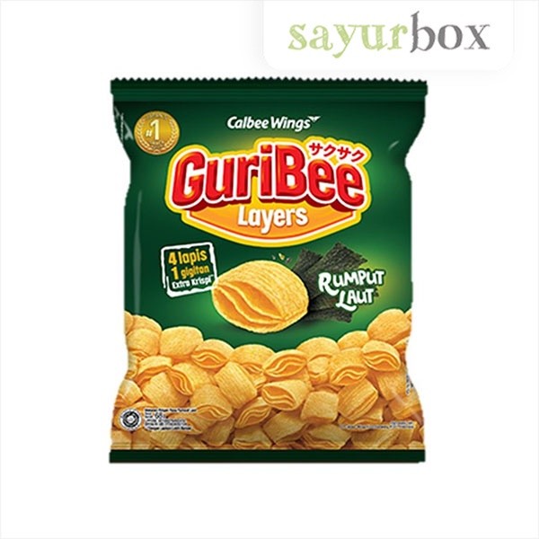 Jual Guribee Snack Layers Rumput Laut 65 - 68 gram Sayurbox | Shopee Indonesia