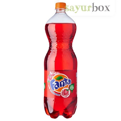 Jual Fanta Minuman Soda Strawberry Botol 1 liter Sayurbox | Shopee ...