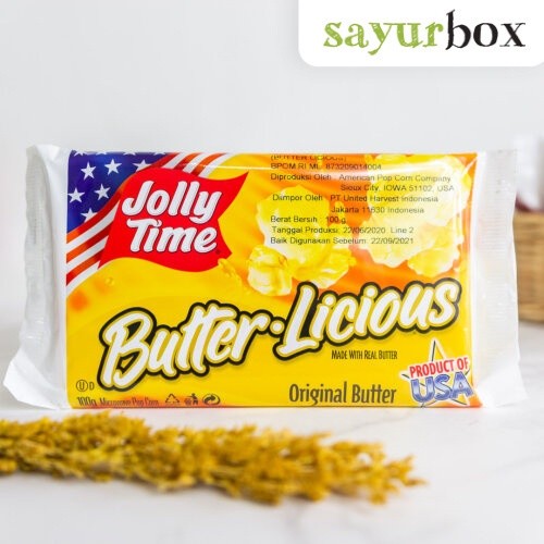 Jual Jolly Time Butter Licious 85 gram- 100 gram Sayurbox | Shopee ...